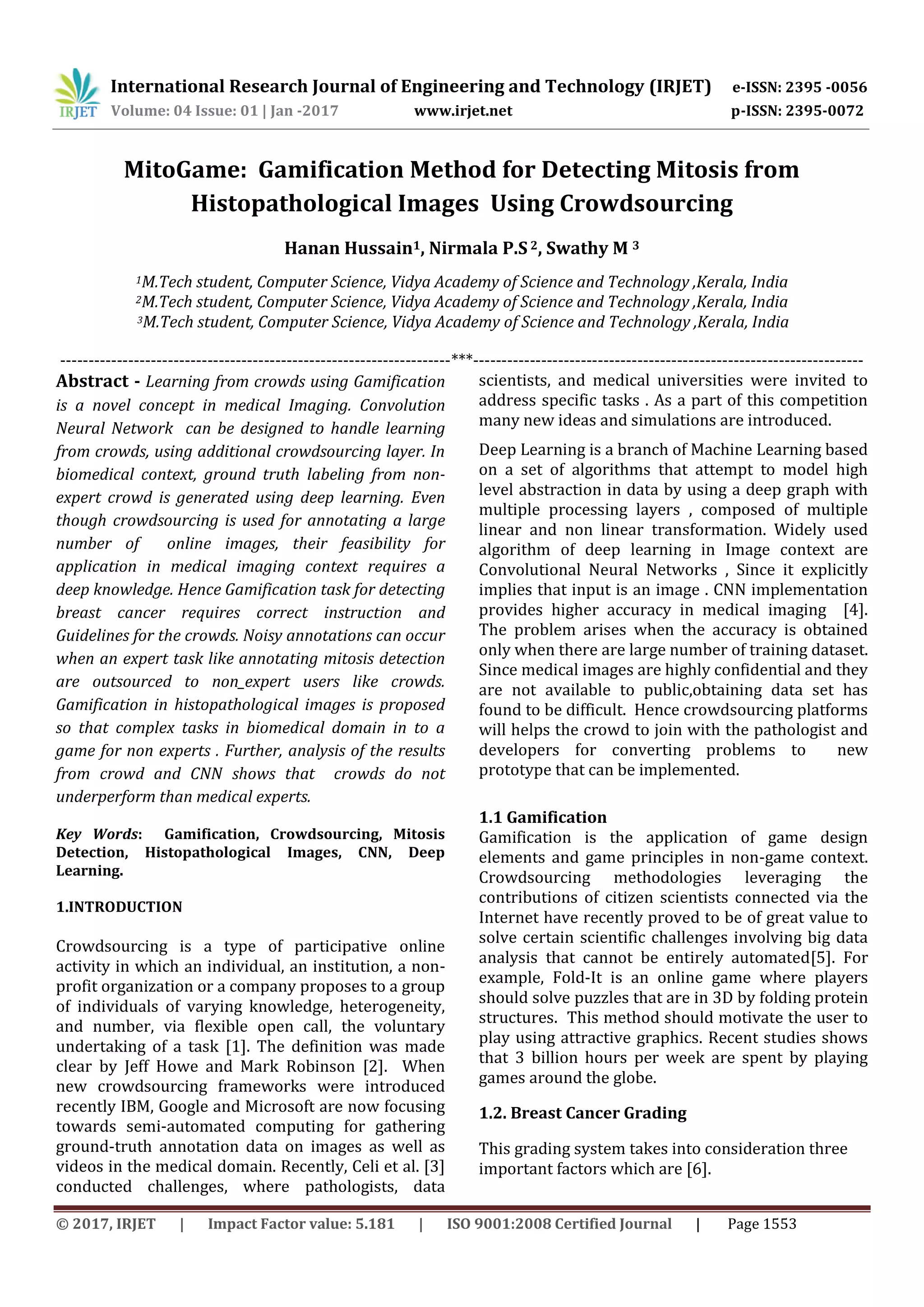 MitoGame: Gamification Method for Detecting Mitosis from ...