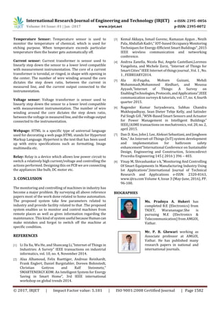 Review paper on IoT based technology | PDF