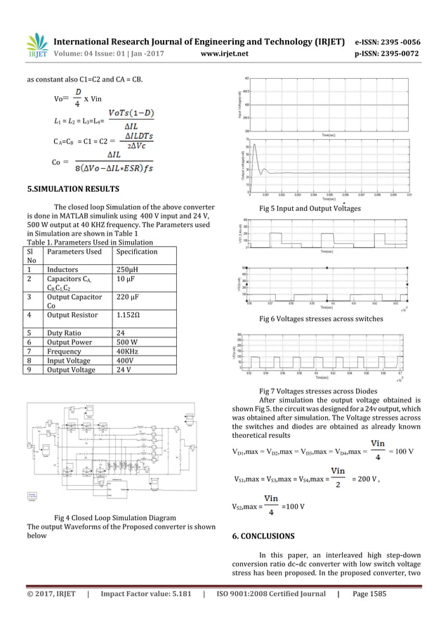 A novel transformer-less four phase buck converter with low voltage stress and automatic current ...