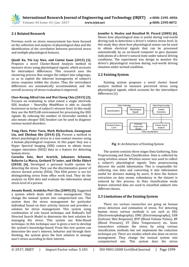 A Method For Detection And Reduction Of Stress Using Eeg Pdf