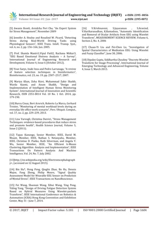 A method for detection and reduction of stress using EEG | PDF