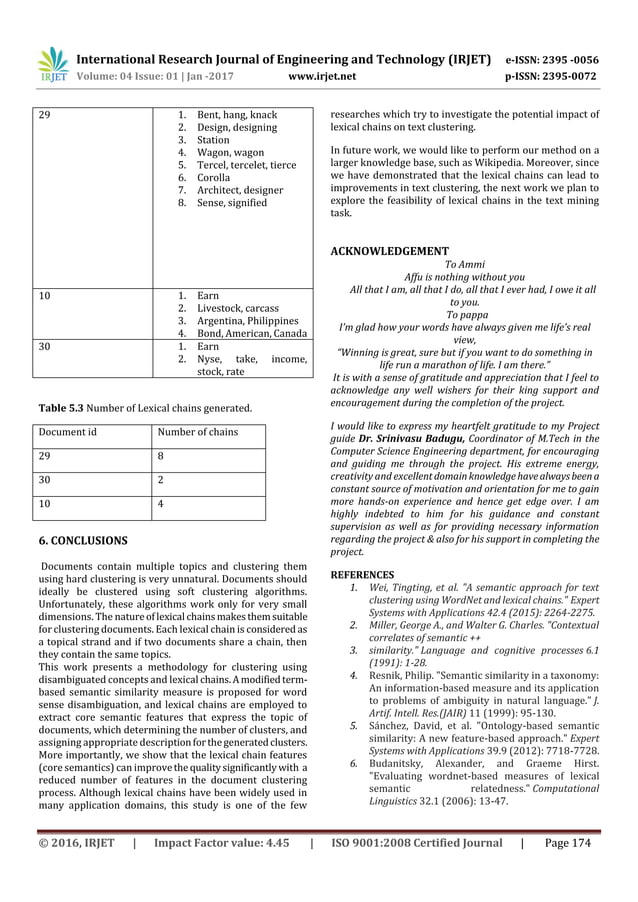Semantic Based Document Clustering Using Lexical Chains Pdf