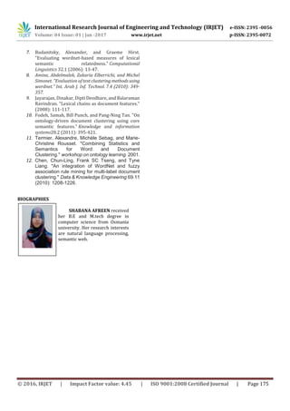 Semantic Based Document Clustering Using Lexical Chains | PDF