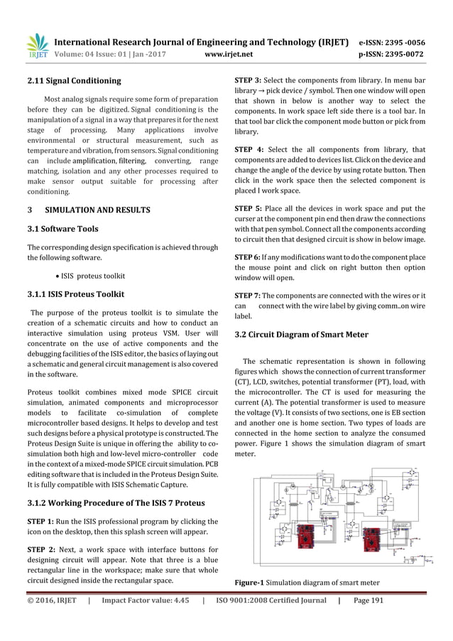 IRJET-Simulation of Smart Meter Using Proteus software for Smart Grid | PDF