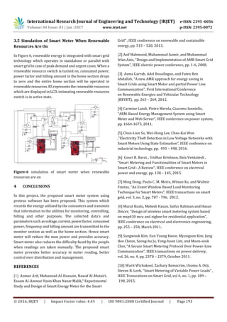 Simulation of Smart Meter Using Proteus software for Smart Grid | PDF
