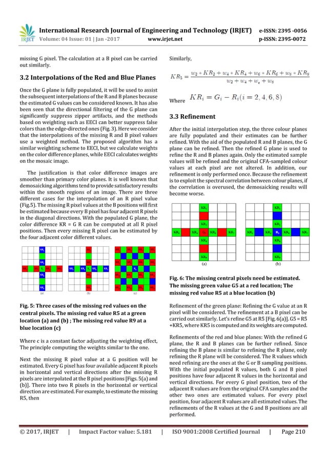 Effective Demosaicking for Bayer Color Filter Arrays with Directional ...