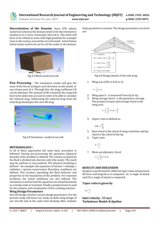 CFD Analysis of conceptual Aircraft body | PDF