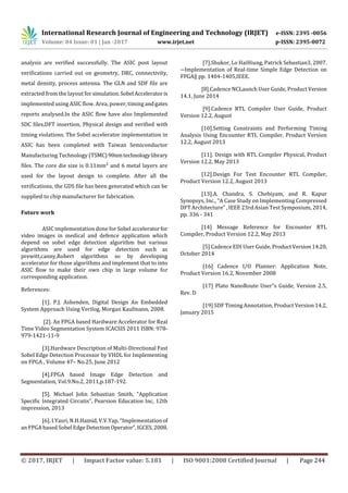 IRJET-ASIC Implementation for SOBEL Accelerator | PDF | Computer Software and Applications ...