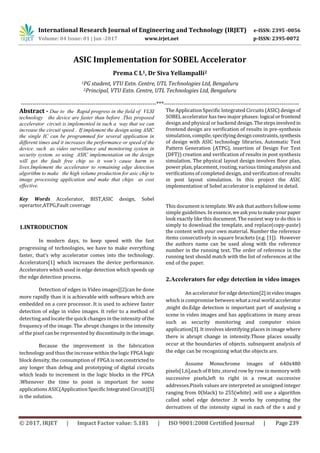 ASIC Implementation for SOBEL Accelerator | PDF