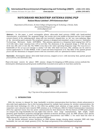 Notchband Microstrip Antenna Using PGP | PDF