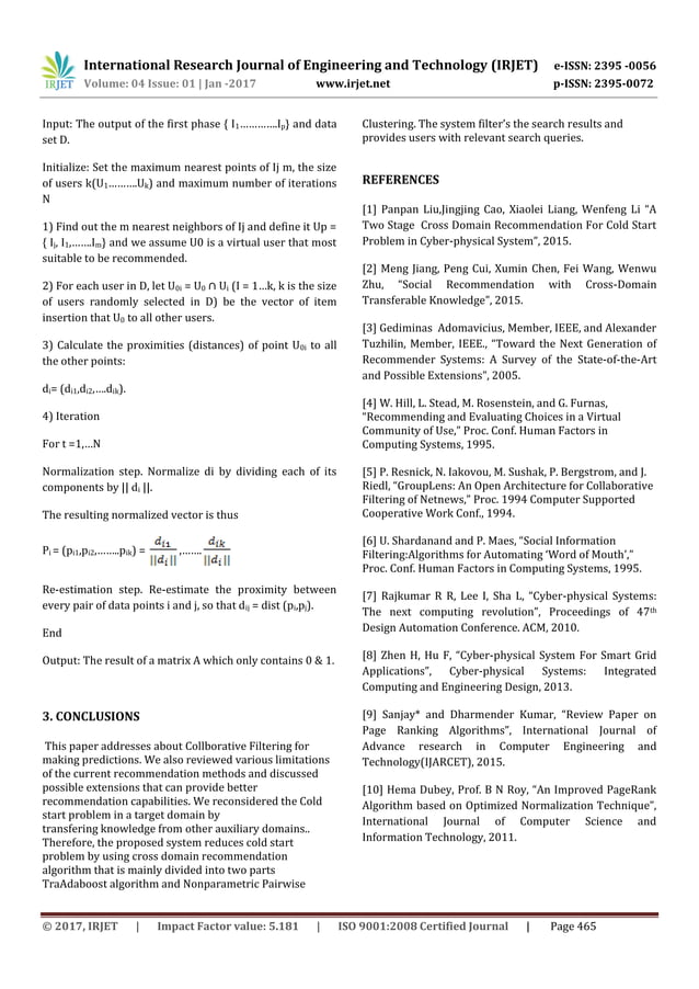 Cross Domain Recommender System Using Machine Learning And Transferable Knowledge Pdf Social