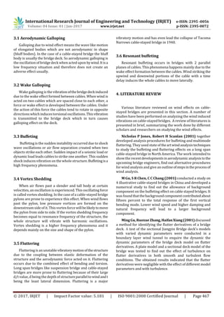 Wind Induced Vibrations on Cable Stayed Bridges | PDF
