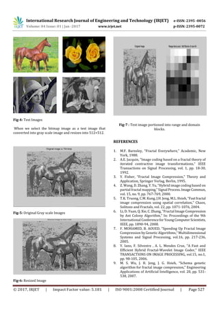 Fractal Image Compression By Range Block Classification | PDF