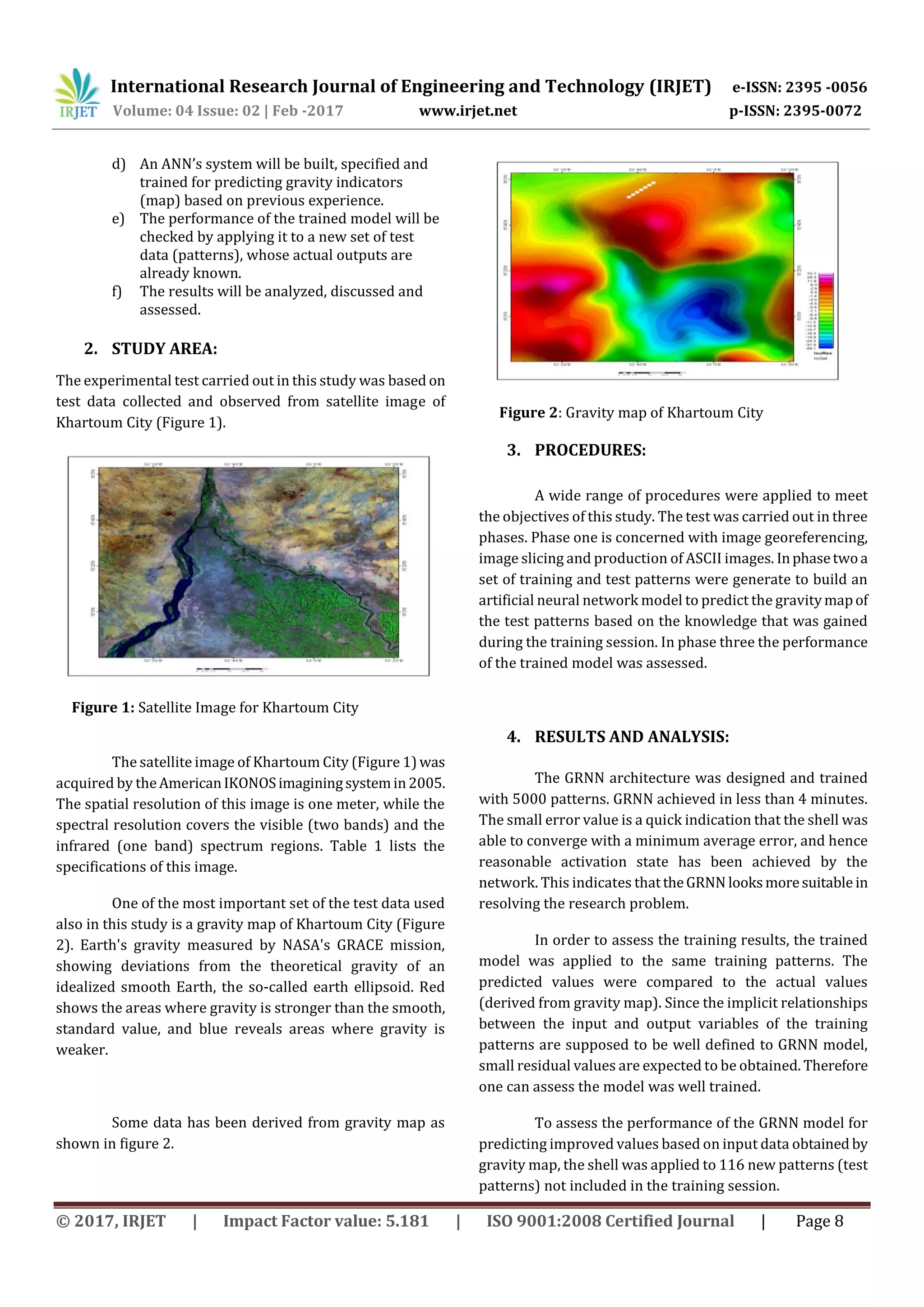 Gravity Map Production Using General Regression Neural Network | PDF | Geography | Science