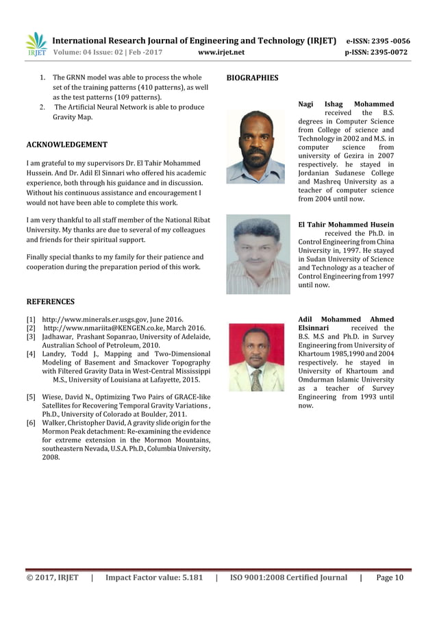 Gravity Map Production Using General Regression Neural Network | PDF | Geography | Science