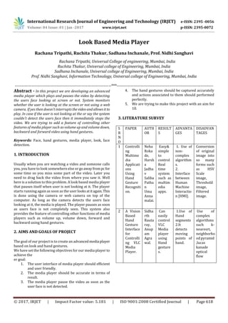 Look Based Media Player | PDF