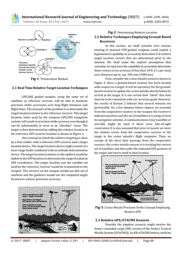 GPS and weapon technology methods for missiles: an overview | PDF