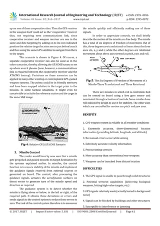 GPS and weapon technology methods for missiles: an overview | PDF