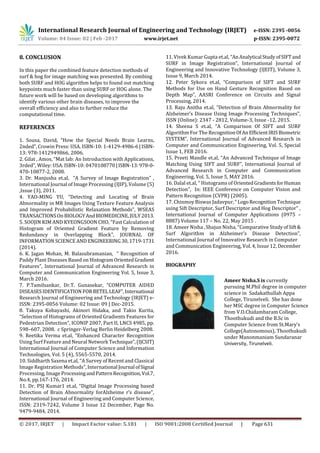 A Study on Surf & Hog Descriptors for Alzheimer’s Disease Detection | PDF