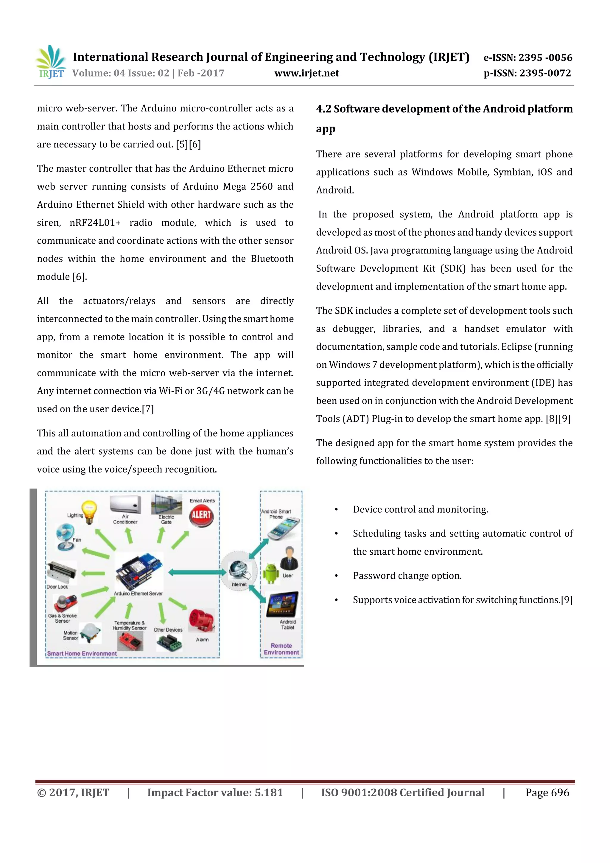 Home Automation using IOT and Mobile App | PDF