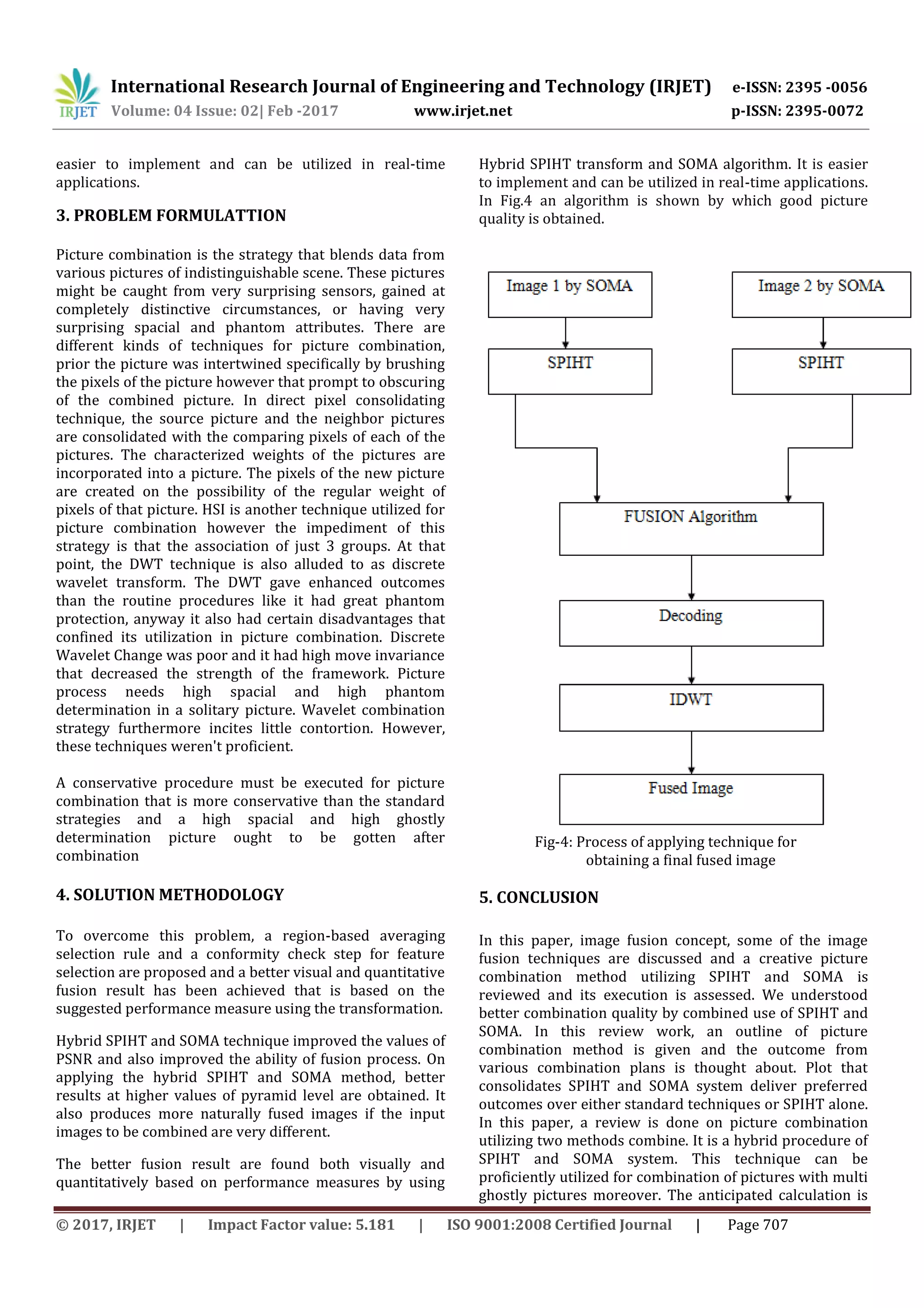 Review on Optimal image fusion techniques and Hybrid technique | PDF | Graphics Software ...