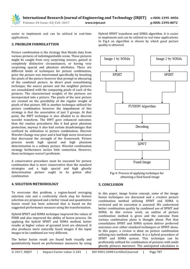 Review on Optimal image fusion techniques and Hybrid technique | PDF | Graphics Software ...