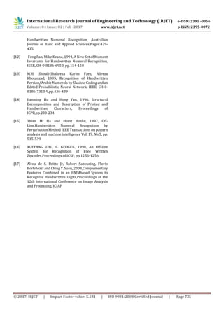 Design and Description of Feature Extraction Algorithm for Old English Font | PDF