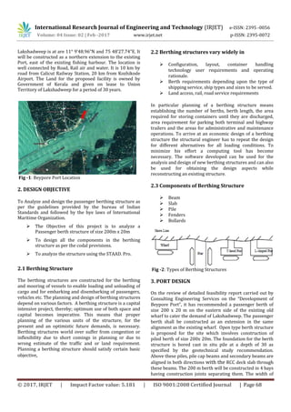 Analysis and Design of Passenger Berthing Structure | PDF