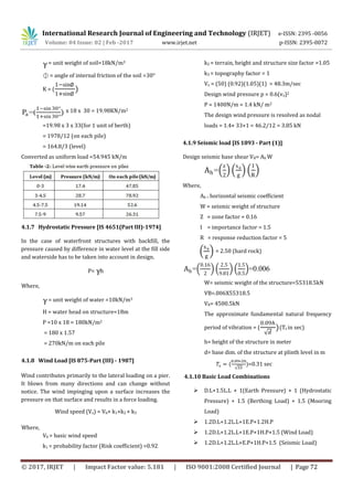 Analysis and Design of Passenger Berthing Structure | PDF