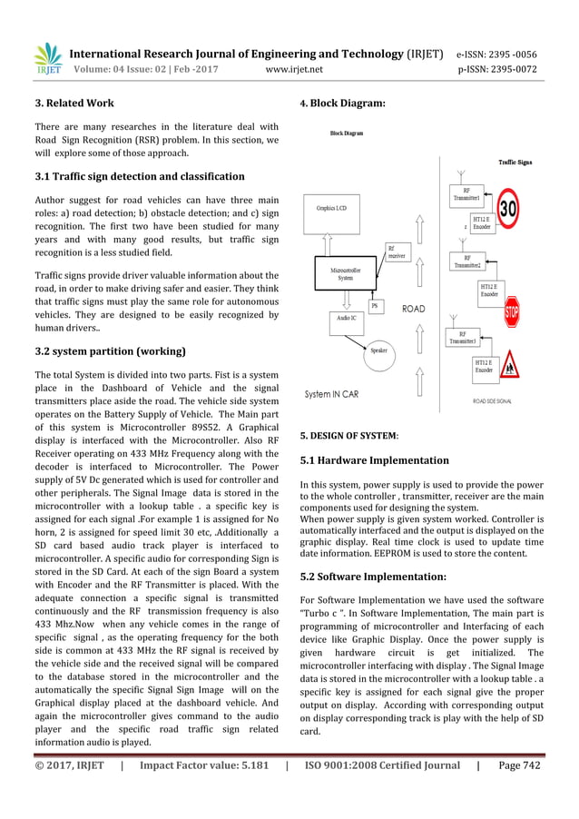Traffic Sign recognition And Auto Indication System | PDF