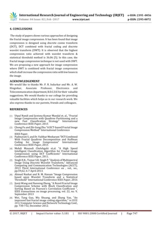 Review On Fractal Image Compression Techniques | PDF | Graphics Software | Computer Software and ...