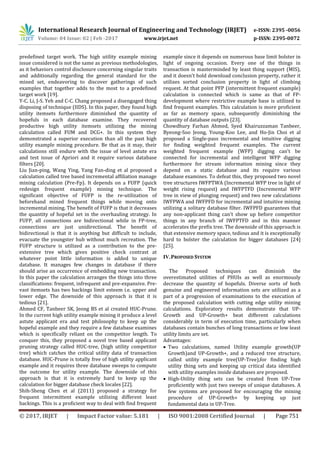 A Relative Study on Various Techniques for High Utility Itemset Mining from Transactional ...