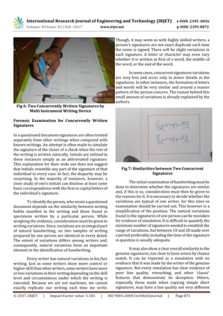 Concurrently Written Signatures- Pictorially Identical Signatures | PDF