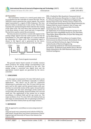Tri-Rotor UAV Stabilisation and Control | PDF