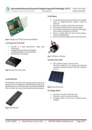 Design and Implementation of Rover for Mars Communication: Review and ...