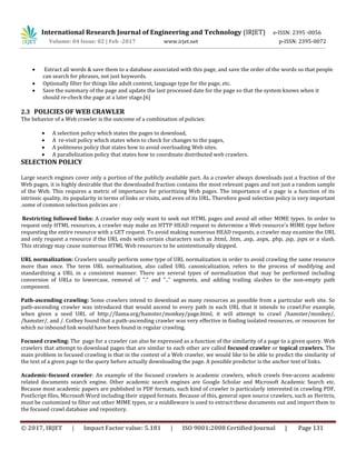 Web Crawler For Mining Web Data | PDF
