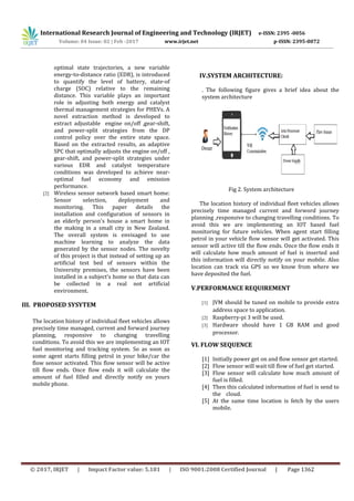 IOT based fuel monitoring for future vehicles. | PDF