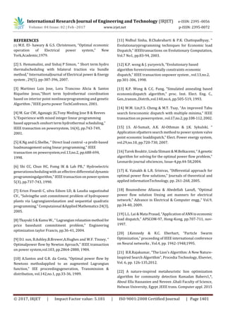 A novel approach for solving Optimal Economic load dispatch problem in ...