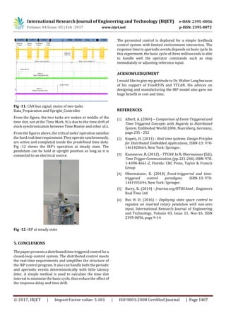 A Distributed Time Triggered Control for a Feedback Control System | PDF | Radio Control ...