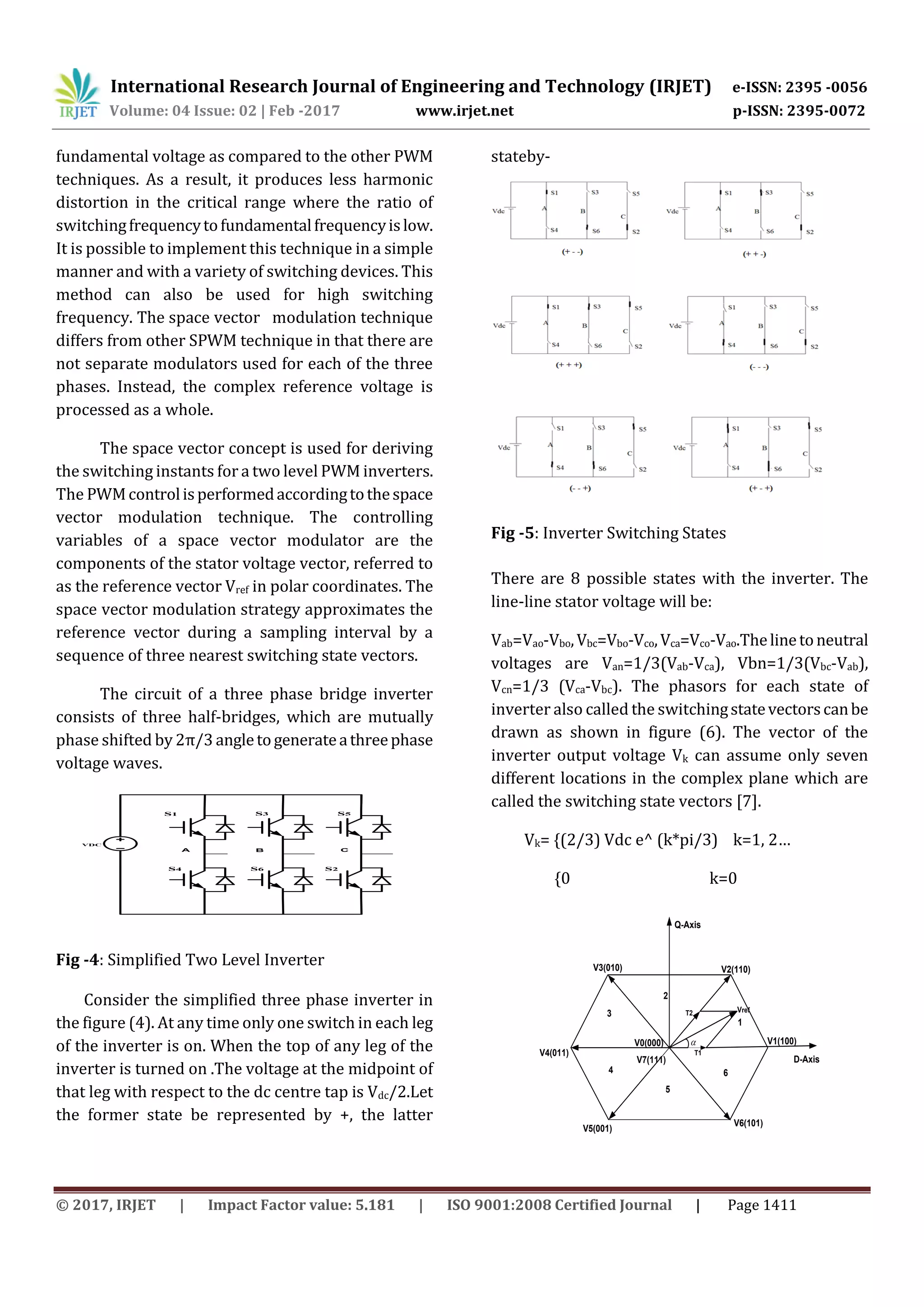 A novel four wire inverter system using SVPWM technique for ups applications | PDF