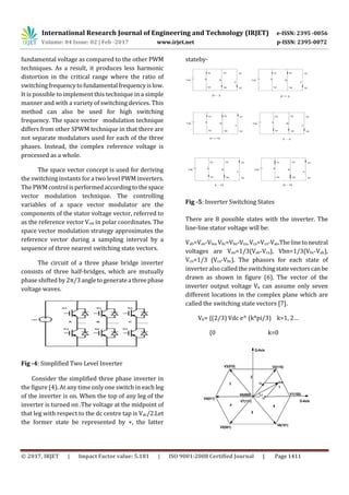 A novel four wire inverter system using SVPWM technique for ups applications | PDF