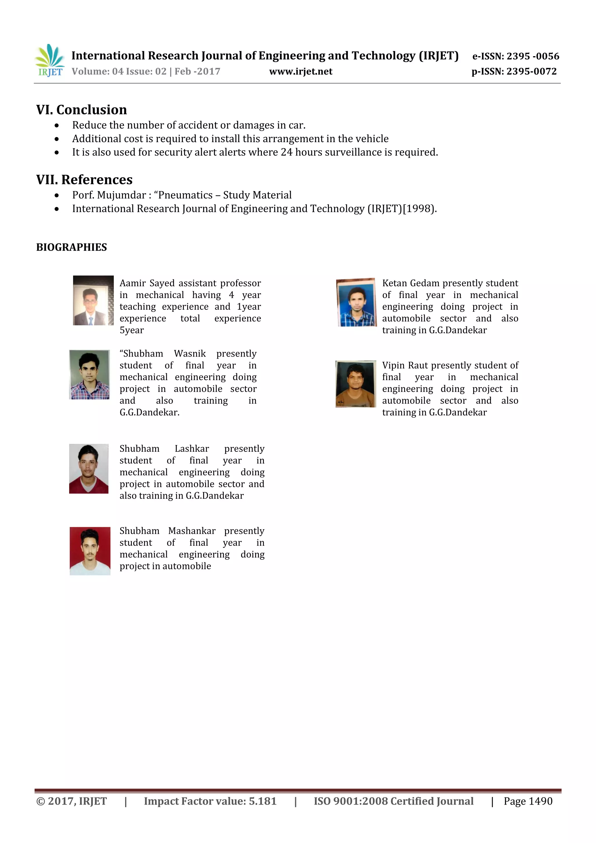 Automatic pneumatic bumper | PDF