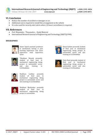 Automatic pneumatic bumper | PDF | Auto Safety Technologies | Auto ...