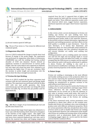 Various Parameter Effects on Friction Stir Welding- A Review | PDF | Chemistry | Science