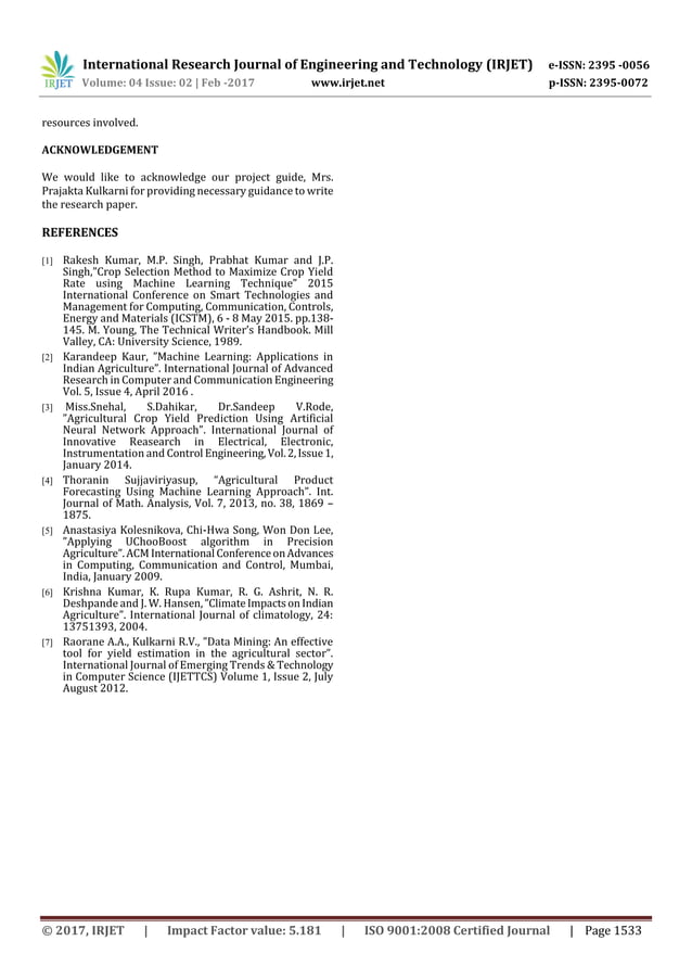 Crop Selection Method Based on Various Environmental Factors Using ...