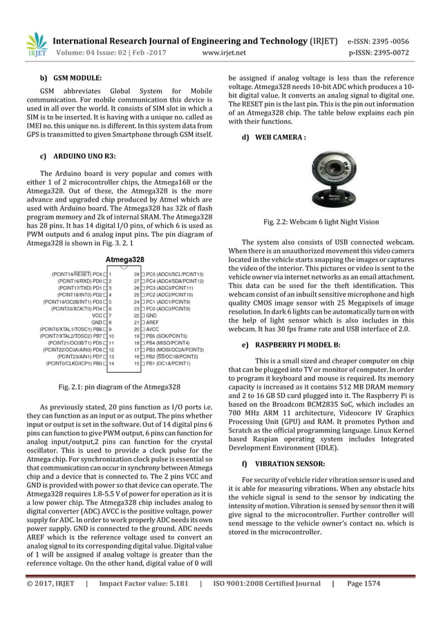 Smart anti-theft system for the security of vehicles- A Review | PDF