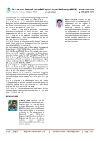 Design of bridgeless high-power-factor buck-converter operating in ...