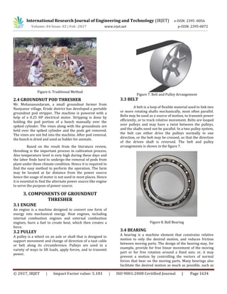 Design fabrication and performance analysis of groundnut thresher | PDF