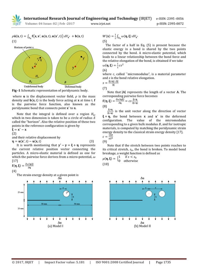 Unguided crack growth simulation in asymmetric specimens using bond-based peridynamics | PDF