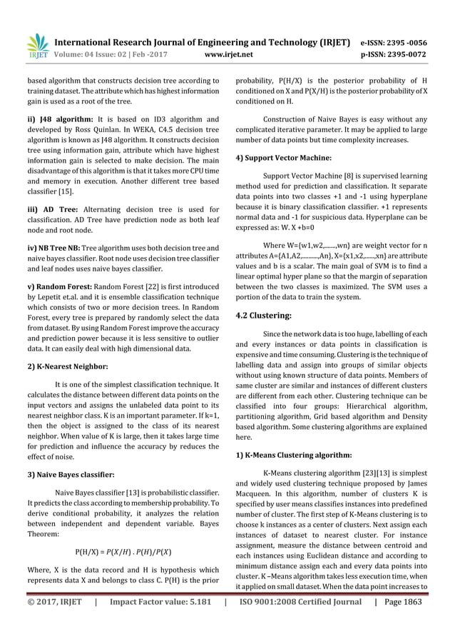 Intrusion Detection System Classification Techniques And Datasets To